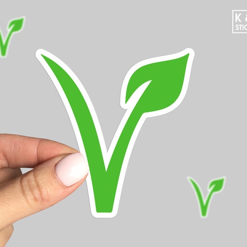 Vegan Sticker Vegan Decal Vegan Water Bottle Sticker - Etsy