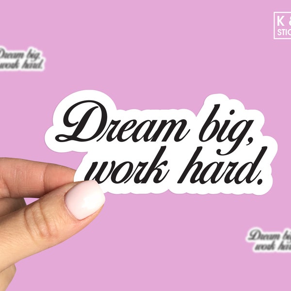 Dream Big Decal - Etsy
