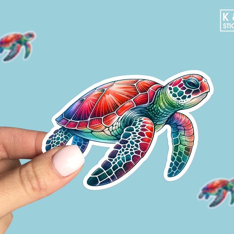 Sea Turtle Decal - Etsy