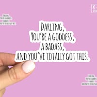 Beautiful Badass Decal - Etsy