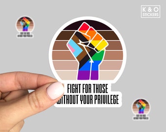 Pride Sticker Pack 8pc Liberal, Democrat, BLM, LGBTQ, Pro Diversity ...