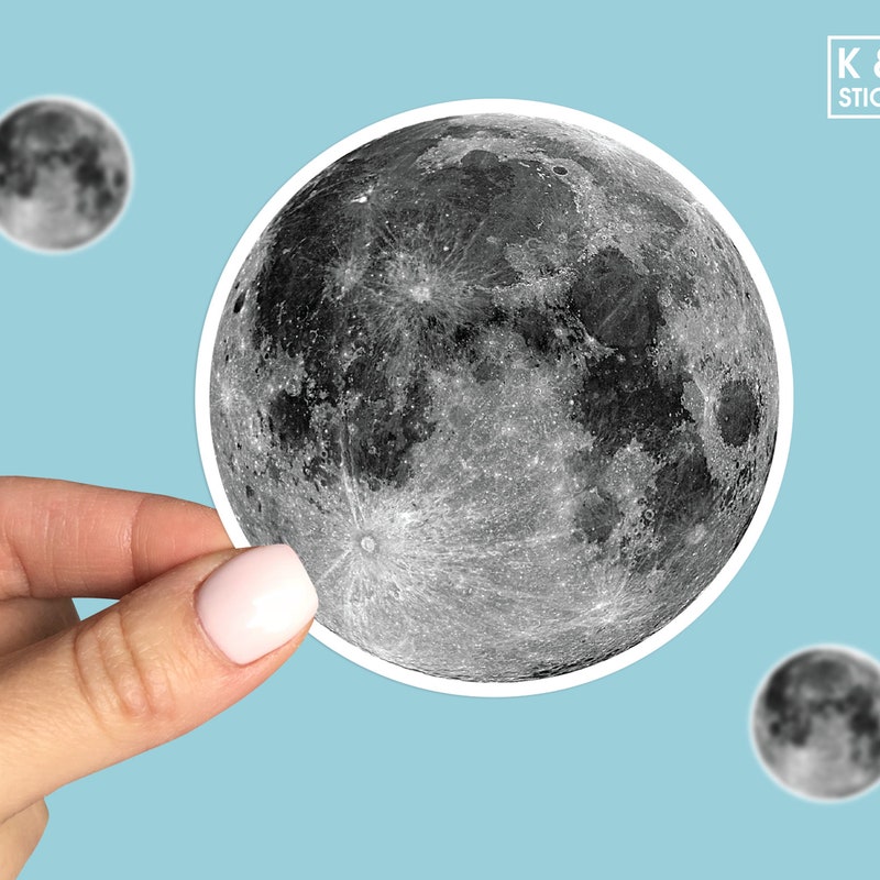 Moon Stickers - Etsy