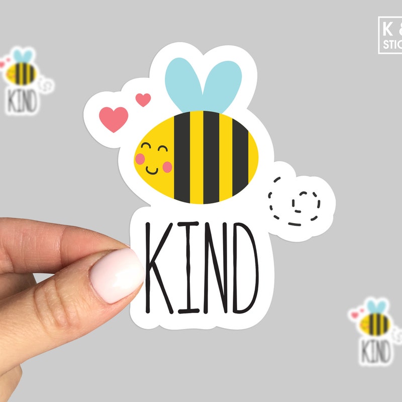 Bee Kind Sticker - Etsy