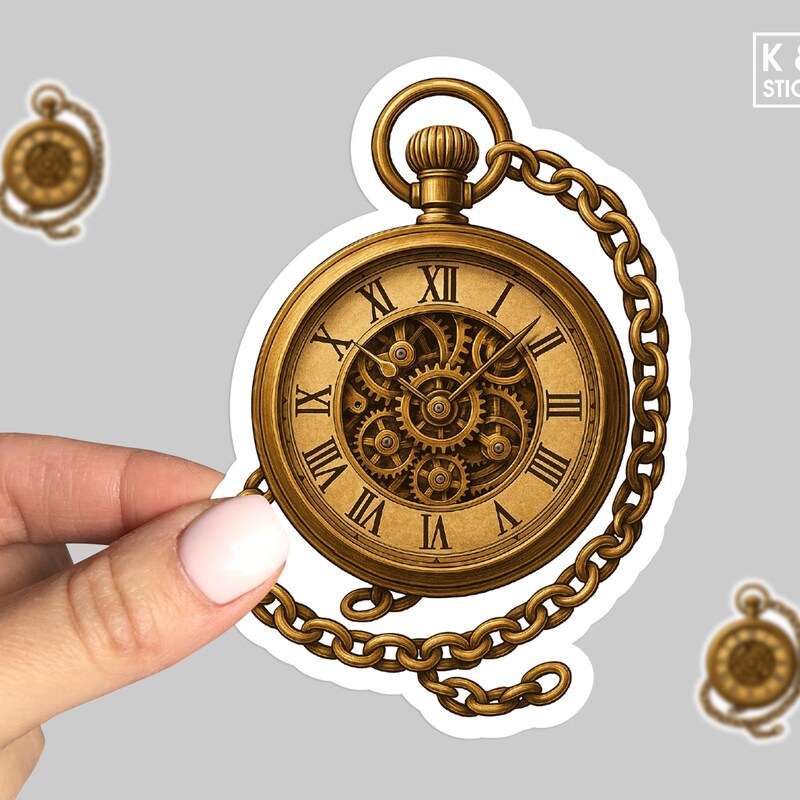Clock Wall Decal - Etsy