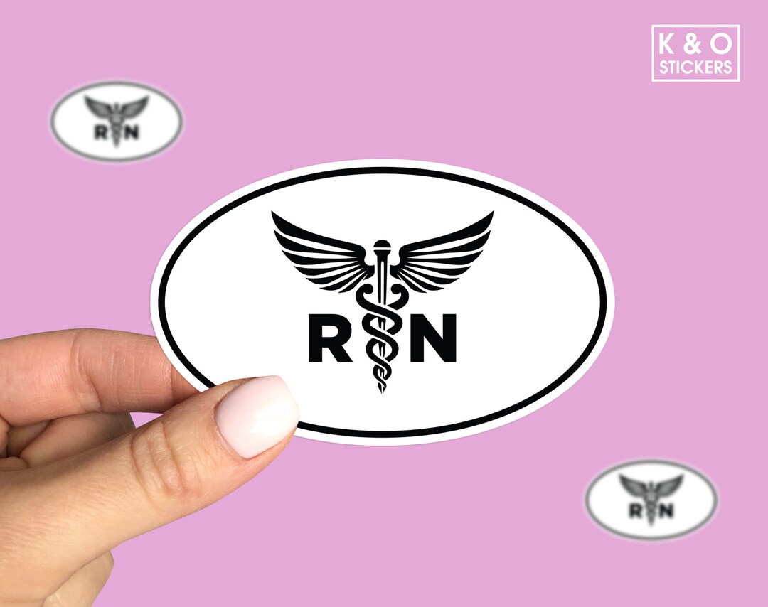Nurse Sticker, RN Sticker, RN Bumper Sticker - Etsy