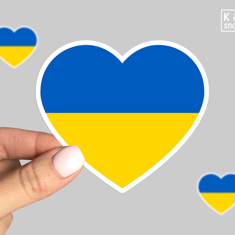 Ukrainian Flag Bumper Stickers - Etsy