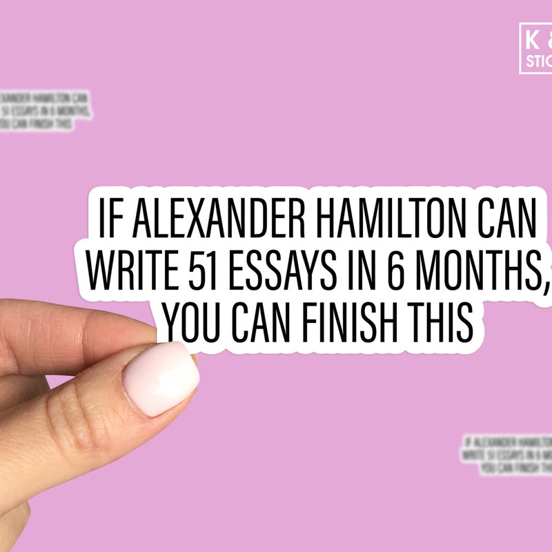 Hamilton Water Bottle - Etsy