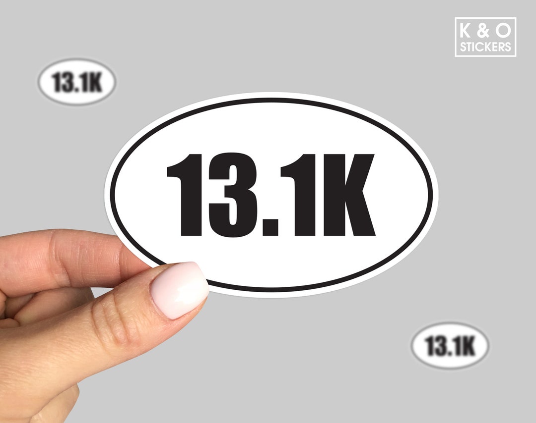 13.1k Marathon Sticker, Waterproof - Etsy
