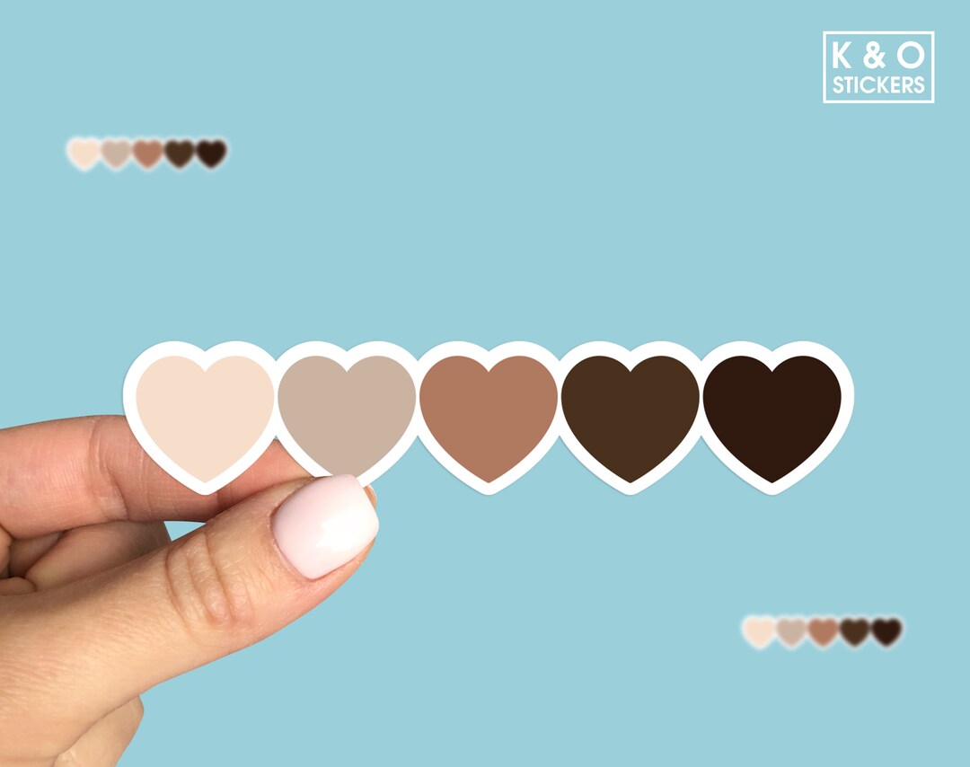 Black Lives Matter Hearts Sticker, BLM, Diversity Stickers, Diversity ...