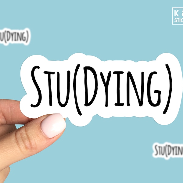 Cute College Student Sticker - Etsy