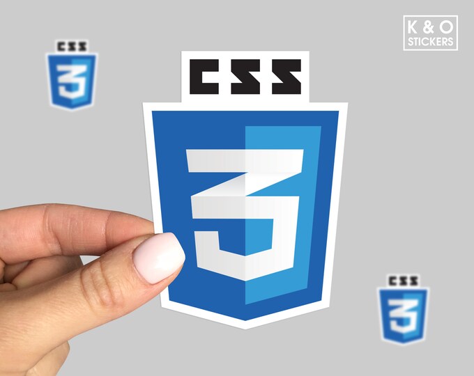 CSS Sticker, CSS Laptop Sticker, CSS Car Sticker, Css 3 Sticker - Etsy