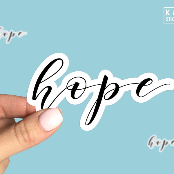 Hope Stickers - Etsy