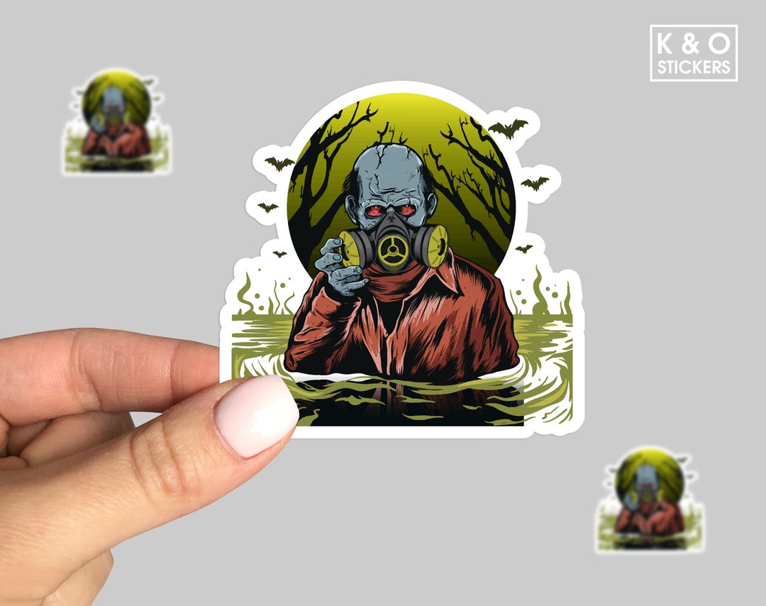 Zombie Sticker, Zombie Decal, Horror Decal - Etsy