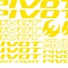 PIVOT Bicycle Frame Sticker Set Satz Aufkleber Fahrrad Sport Mtb Tuning ...