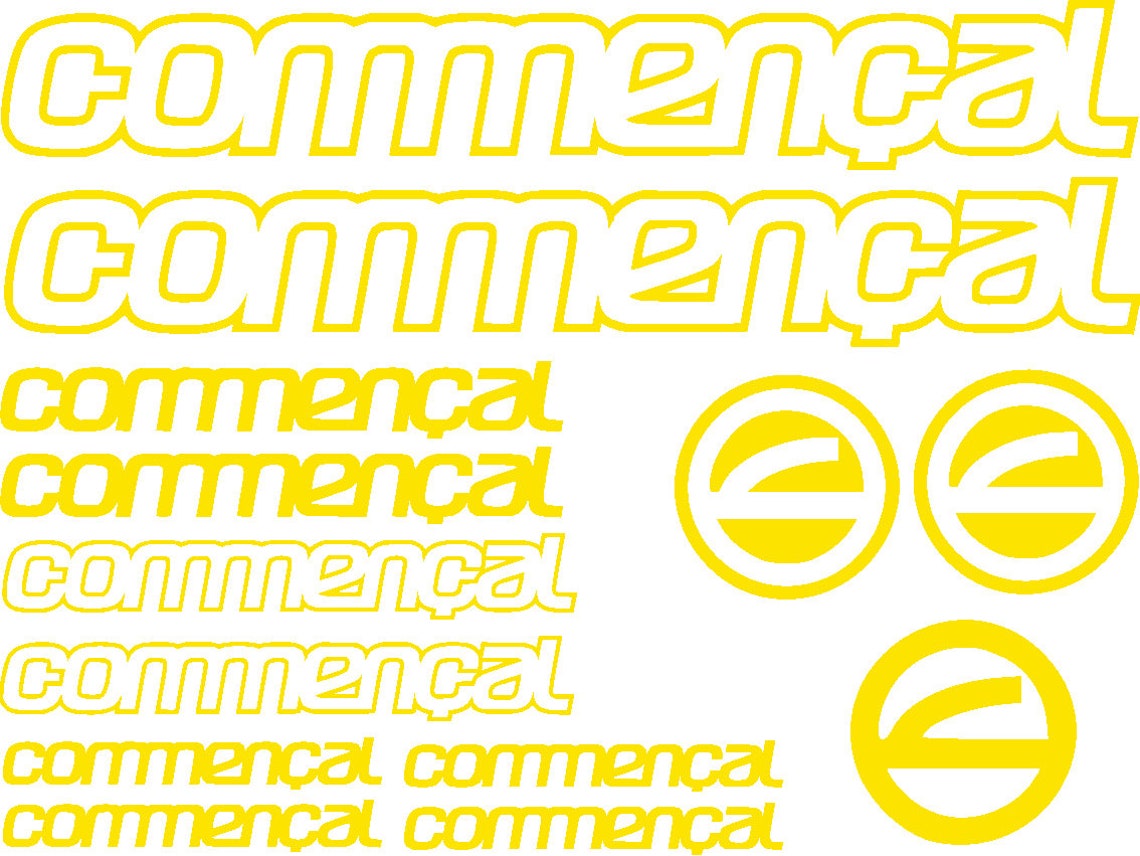 COMMENCAL Bicycle Frame Sticker Set Satz Aufkleber Fahrrad Sport Mtb ...
