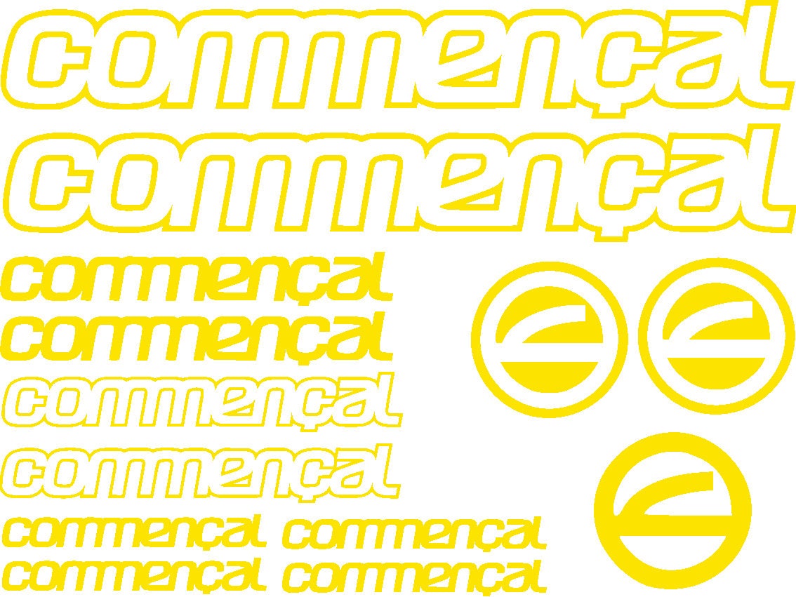 COMMENCAL Bicycle Frame Sticker Set Satz Aufkleber Fahrrad - Etsy