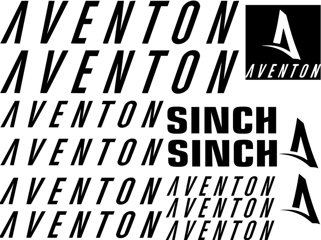 Aventon Sinch Bicycle Frame Sticker Set Satz Aufkleber Fahrrad Sport ...