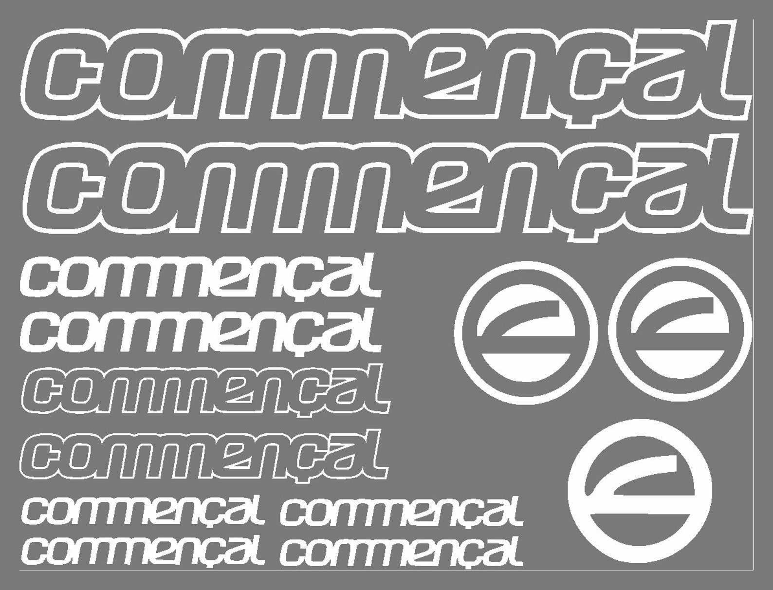 COMMENCAL Bicycle Frame Sticker Set Satz Aufkleber Fahrrad - Etsy