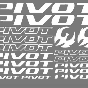 PIVOT Bicycle Frame Sticker Set Satz Aufkleber Fahrrad Sport Mtb Tuning ...