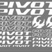 PIVOT Bicycle Frame Sticker Set Satz Aufkleber Fahrrad Sport Mtb Tuning ...