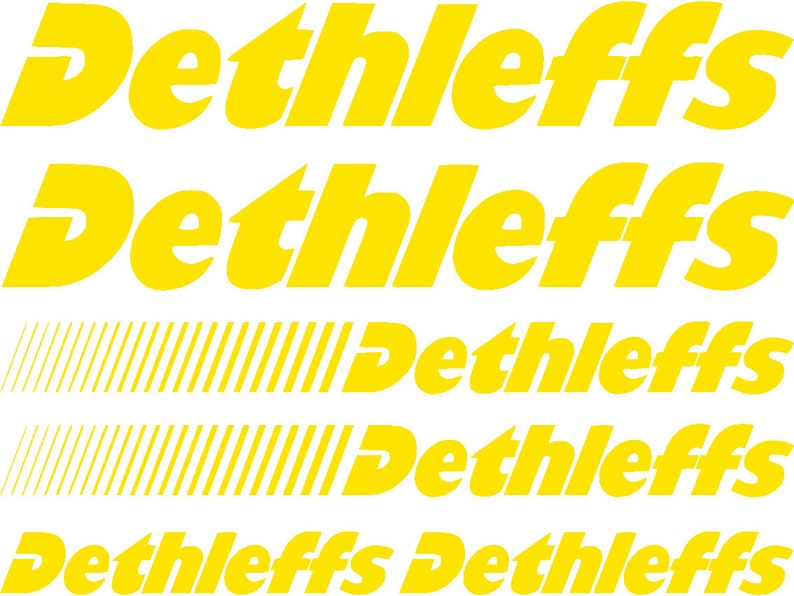 Dethleffs Motorhome Car Sticker Set Satz Aufkleber Wohnmobil - Etsy