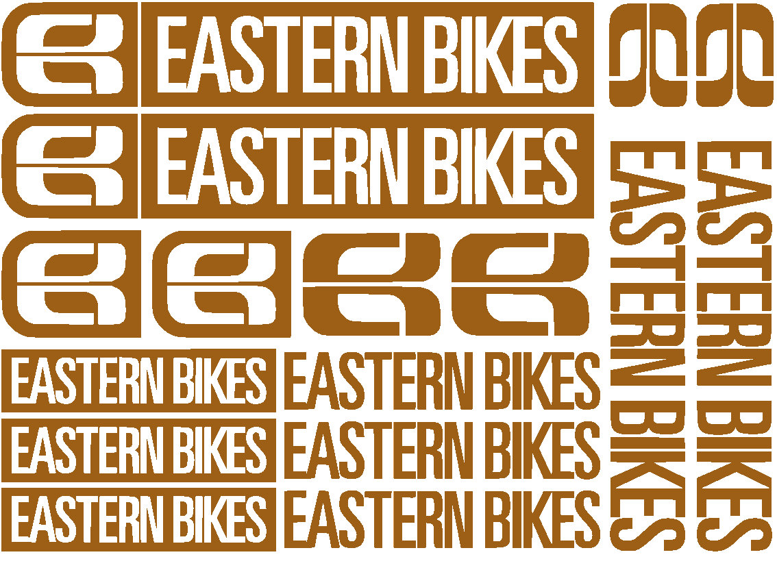 EASTERN BIKES Bicycle Frame Sticker Set Satz Aufkleber Fahrrad - Etsy