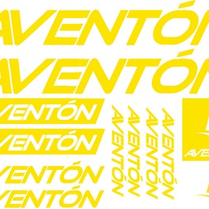 AVENTON Bicycle Frame Sticker Set Satz Aufkleber Fahrrad Sport Mtb ...