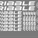 RIBBLE Bicycle Frame Sticker Set Satz Aufkleber Fahrrad Sport Mtb ...