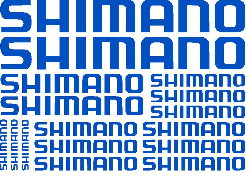 SHIMANO Bicycle Frame Sticker Set Satz Aufkleber Fahrrad Sport Mtb ...