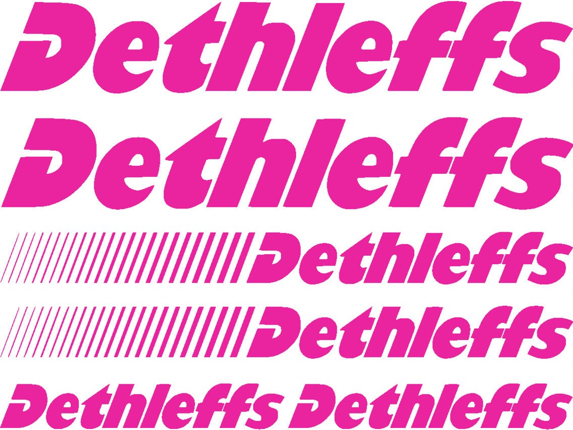 Dethleffs Motorhome Car Sticker Set Satz Aufkleber Wohnmobil - Etsy