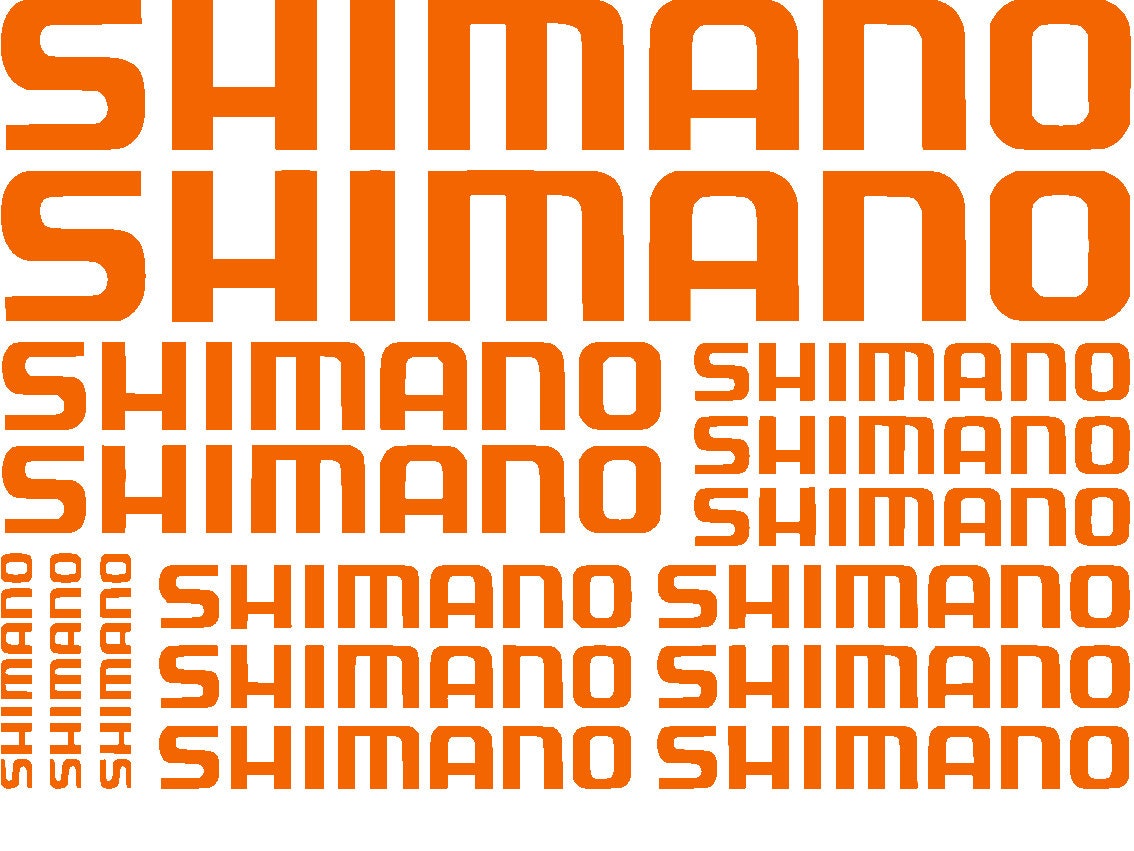 SHIMANO Fahrrad Rahmen Aufkleber Set Aufkleber Fahrrad sport mtb tuning ...