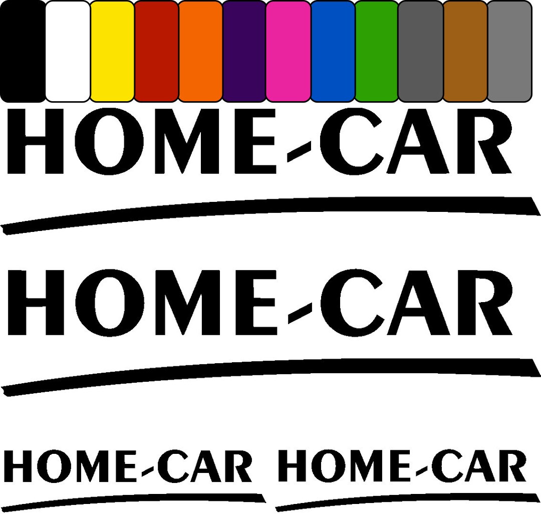 Homecar Motorhome Car Sticker Set Satz Aufkleber Wohnmobil Camper ...