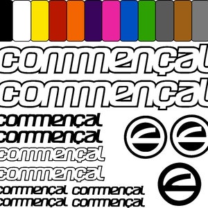COMMENCAL Bicycle Frame Sticker Set Satz Aufkleber Fahrrad Sport Mtb ...