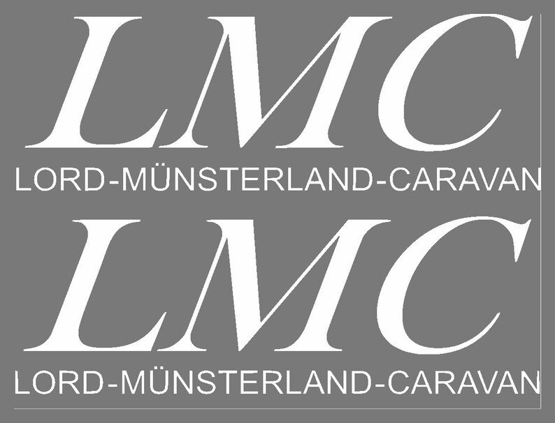 Lmc motorhome car sticker set Aufkleber Wohnmobil camper adesivo ...
