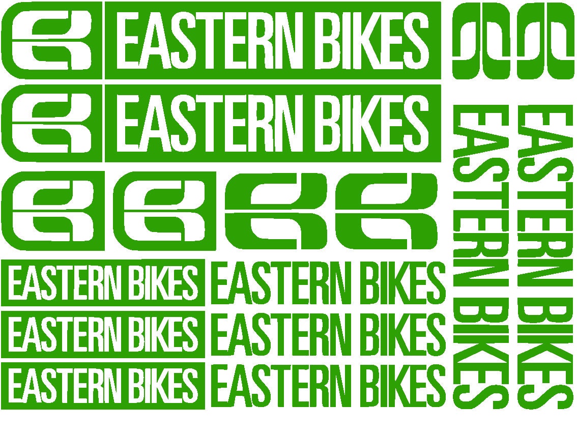 EASTERN BIKES Bicycle Frame Sticker Set Satz Aufkleber Fahrrad - Etsy