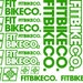 FITBIKECO. Bicycle Frame Sticker Set Satz Aufkleber Fahrrad Sport Mtb ...