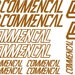 COMMENCAL Bicycle Frame Sticker Set Satz Aufkleber Fahrrad Sport Mtb ...