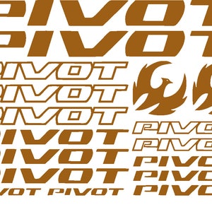 PIVOT Bicycle Frame Sticker Set Satz Aufkleber Fahrrad Sport Mtb Tuning ...