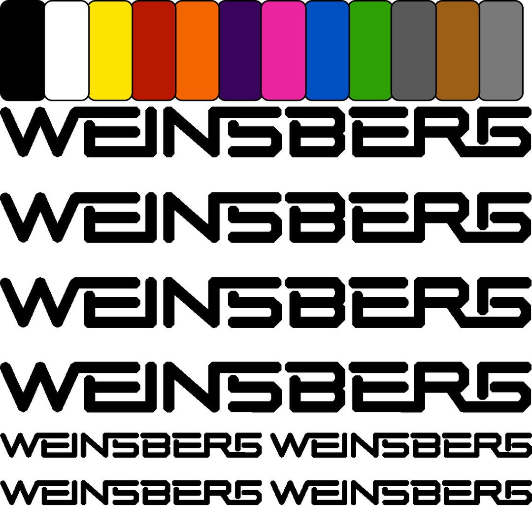 Weinsberg Motorhome Car Sticker Set Satz Aufkleber Wohnmobil Camper ...