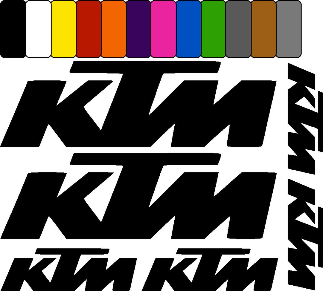 Ktm Racing Sticker Set Satz Aufkleber Sport Mtb Tuning Ensemble D ...