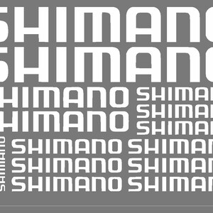 SHIMANO Bicycle Frame Sticker Set Satz Aufkleber Fahrrad Sport Mtb ...