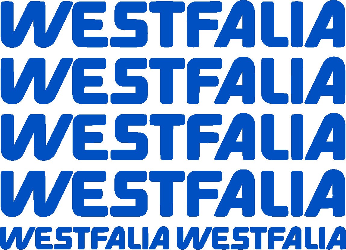Westfalia Motorhome Car Sticker Set Satz Aufkleber Wohnmobil Camper ...