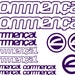COMMENCAL Bicycle Frame Sticker Set Satz Aufkleber Fahrrad Sport Mtb ...