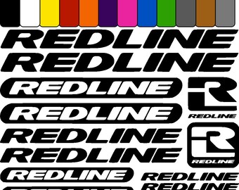 Redline frame stickers - Etsy Nederland