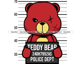 Jail Teddy Bear - Etsy