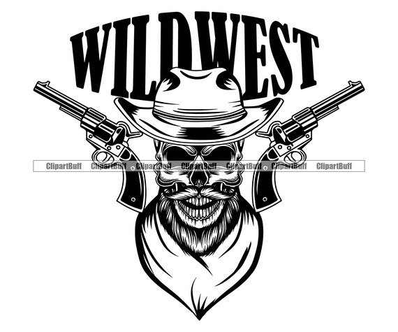 Evil Cowboy Skull