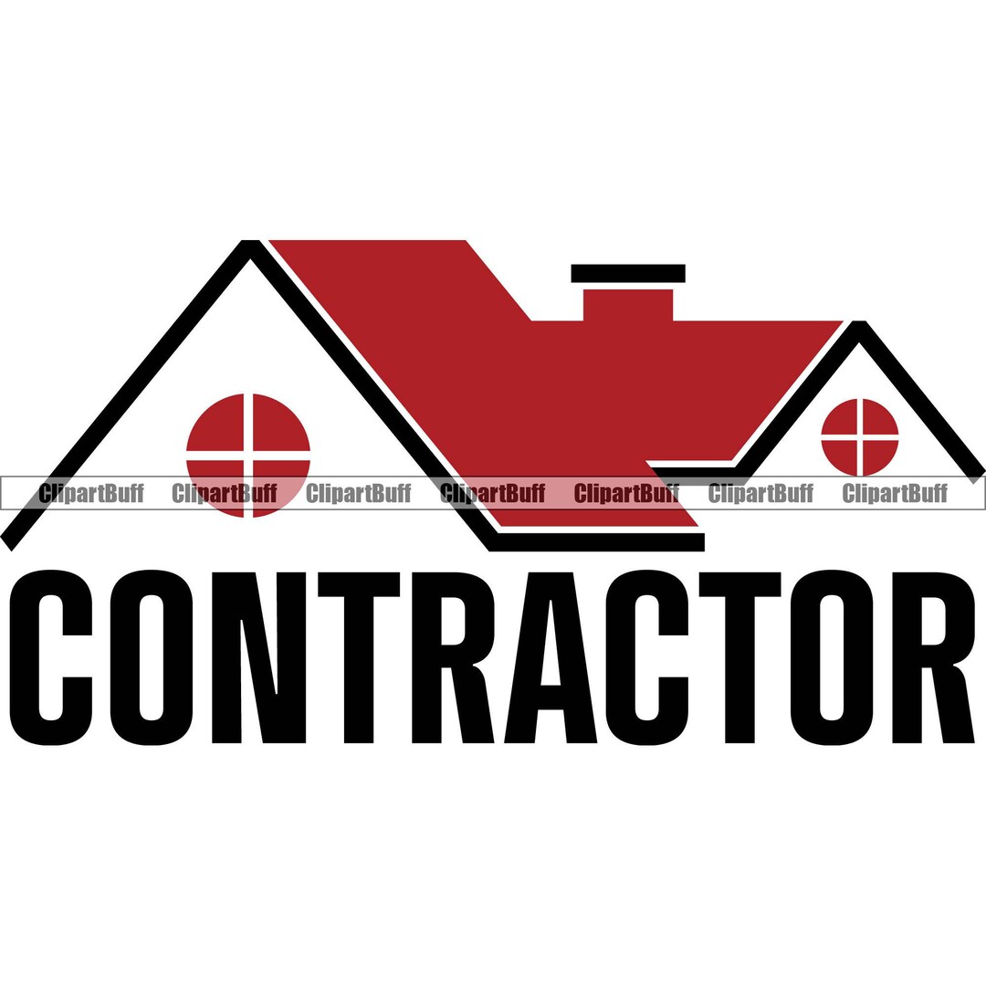 Contractor Logo Hammer Home House Sales Real Estate Repair Build ...