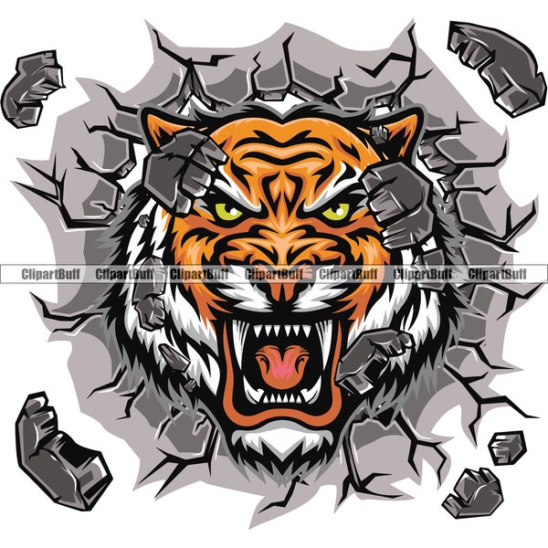 Breaking Through Wall Svg - Etsy