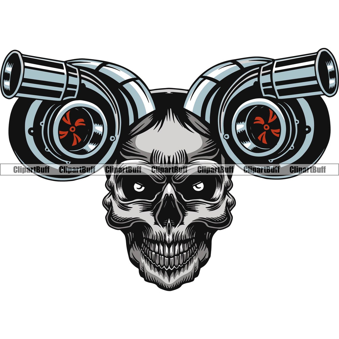 Turbo Booster Skull Skeleton Mechanic Car Truck Automotive - Etsy