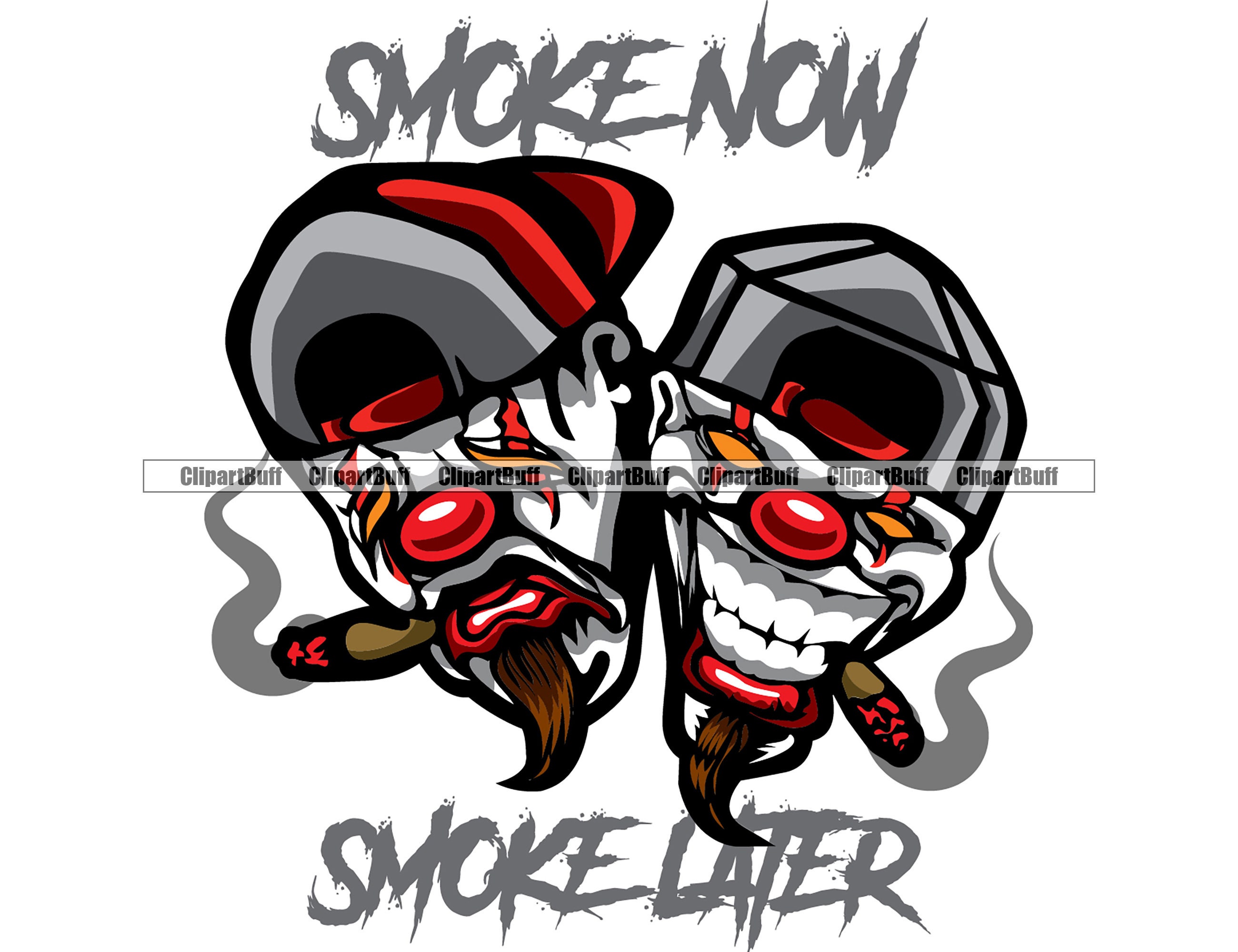 Smoking Clown Tattoos